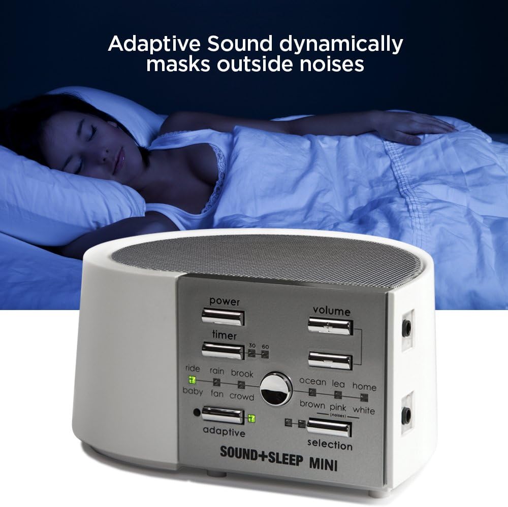 Adaptive Sound Technologies Sound+Sleep White Mini Therapy Machine with ...