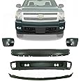 Amazon.com: US AUTO PARTS PLUS New Front Bumper Primed + Lower Valance ...
