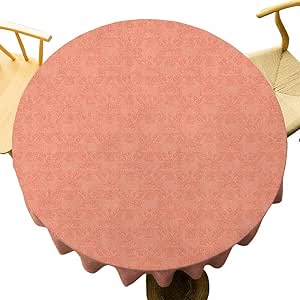 Amazon.com: Peach Tablecloth - 70 Inch Round Tablecloth Lightweight ...
