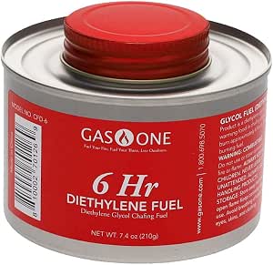 Amazon.com: GASONE Gas One 1 pc-6 Hr Cooking Wick Liquid Safe Fuel for ...