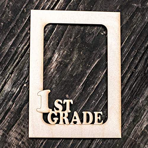 Amazon.com: 1st Grade - Photo Frame Insert - Baltic Birch : Handmade ...
