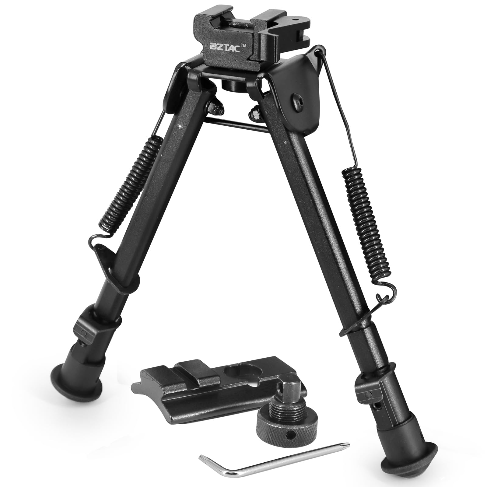 BZTAC Tactical Rifle Bipod, 8-12.4 Inches Picatinny Bipod Super Duty ...