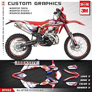 Amazon.com: 2013-2017 Beta 300RR Motocross Graphics Kit Dirt Bike Decal ...