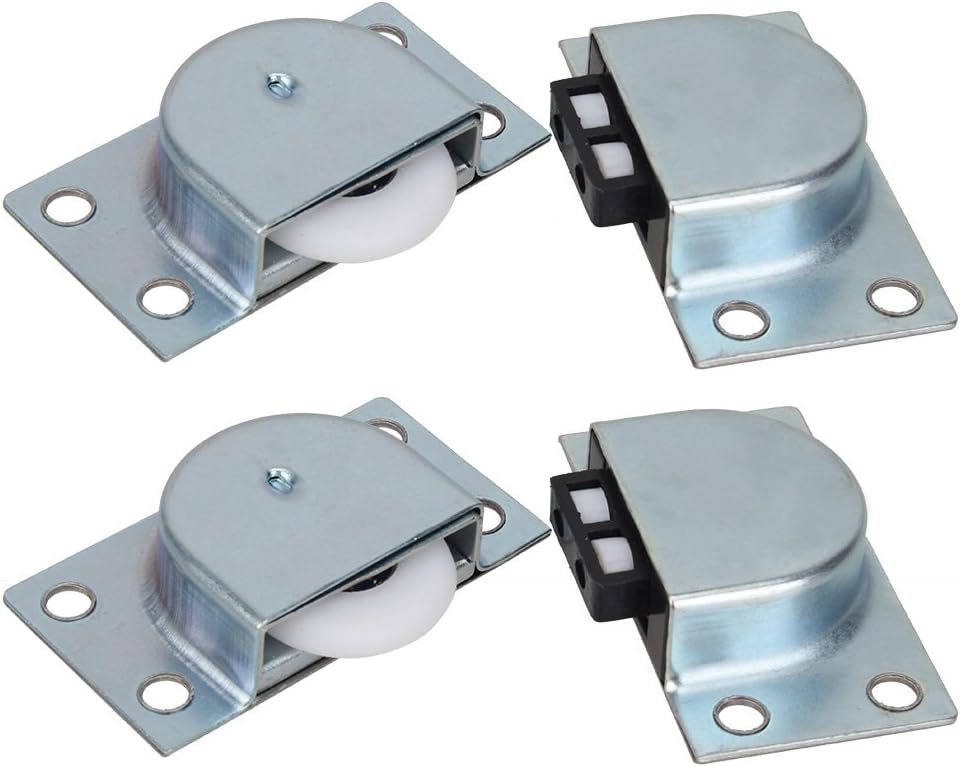 BQLZR Metal Furniture Closet Sliding Door Roller Wheel With Spring ...