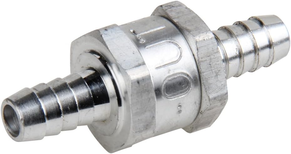 4PCS 6mm 8mm 10mm 12mm Diameter Aluminum Fuel Non Return Check Valve ...