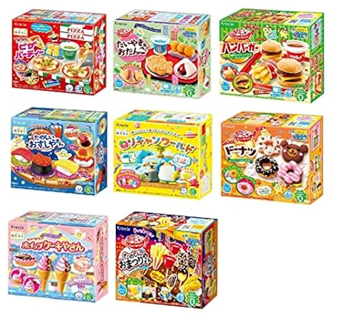 Popin’ Cookin Diy Candy Kit (8 Pack Varieties) - Pizza, Cakes, Sushi ...