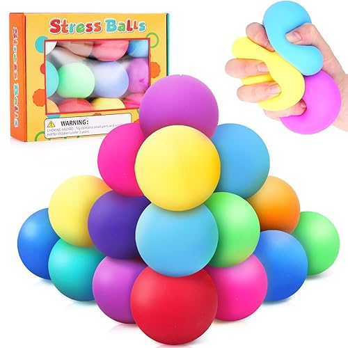 Slowrising Stress Balls for Kids and Adults- 12 Pcs Sensory Balls ...