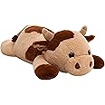 Amazon.com: YESGIRL 25.6 inch 5 lbs Cow Weighted Stuffed Animals, Large ...