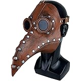 Amazon.com: Starhig Halloween Plague Doctor Mask,Steampunk Bird Plague ...
