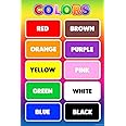 Amazon.com: Colors Poster Chart Educational Rules Teacher Supplies For ...