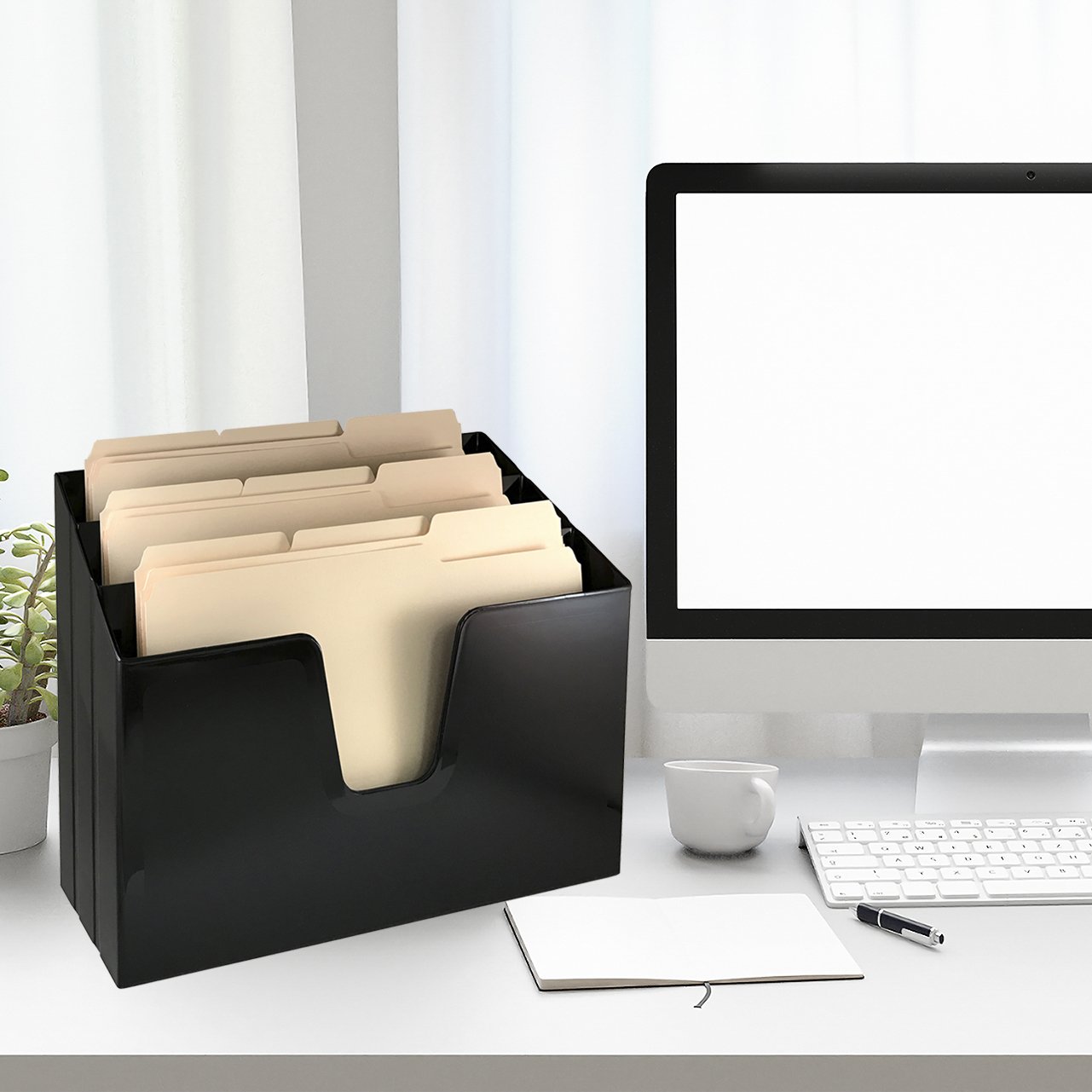 Organizzazione interni Raccoglitore portadocumenti orizzontale Triplo ...