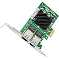 Amazon.com: Gigabit Network Card with Intel I350 Chip Dual RJ45 Port PCI Express 2.1 X4 Ethernet ...
