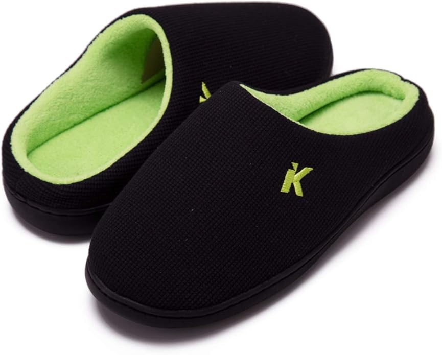 Mens Slippers Slip on Bedroom Indoor Outdoor Slippers, Men's House ...