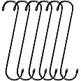 Amazon.com: ESFUN 6 Pack 10 inch Extra Large S Hooks Black Heavy Duty ...