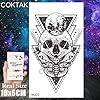 COKTAK 8 Pieces/Lot Realistic Masked Gangster Adults Temporary Tattoos ...
