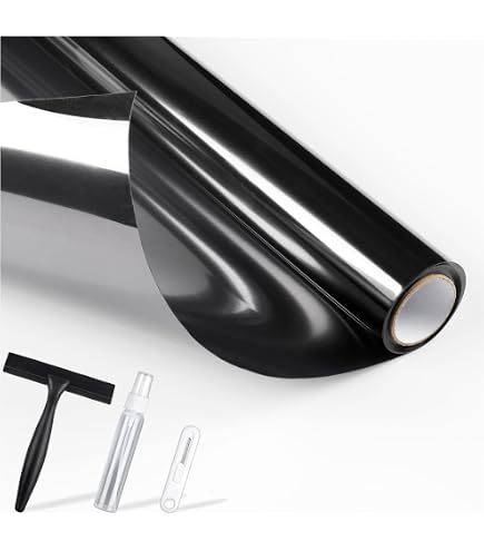 Black Magic Insta-cling Window Tint 5 4 Pack) Black Magic Select 5% VLT ...