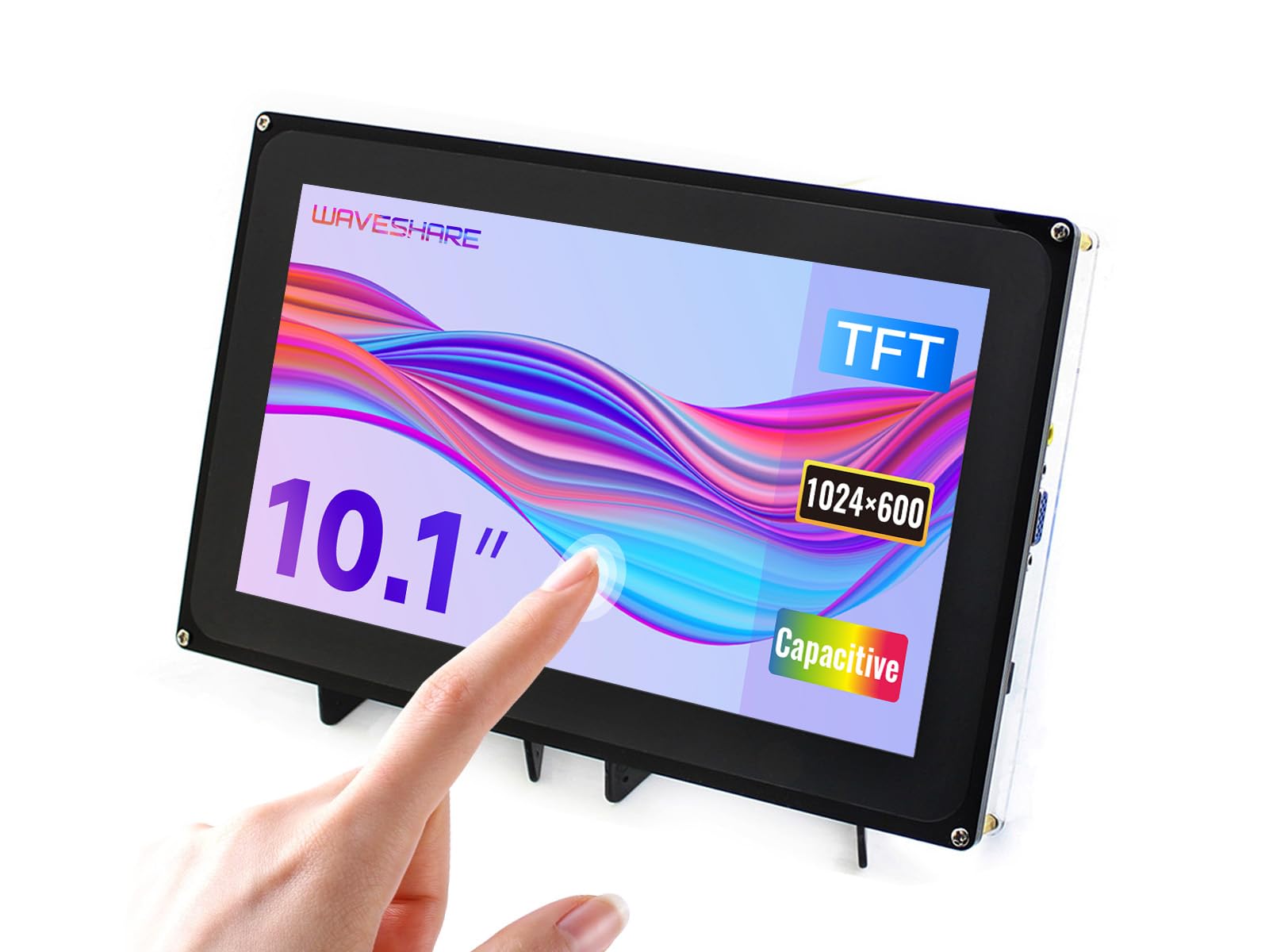 Waveshare 10.1inch Capacitive Touch Screen LCD With Case Compatible ...