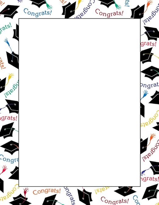 Great Papers! Graduation Letterhead, 8.5"x11", 80 Count (2014242 ...