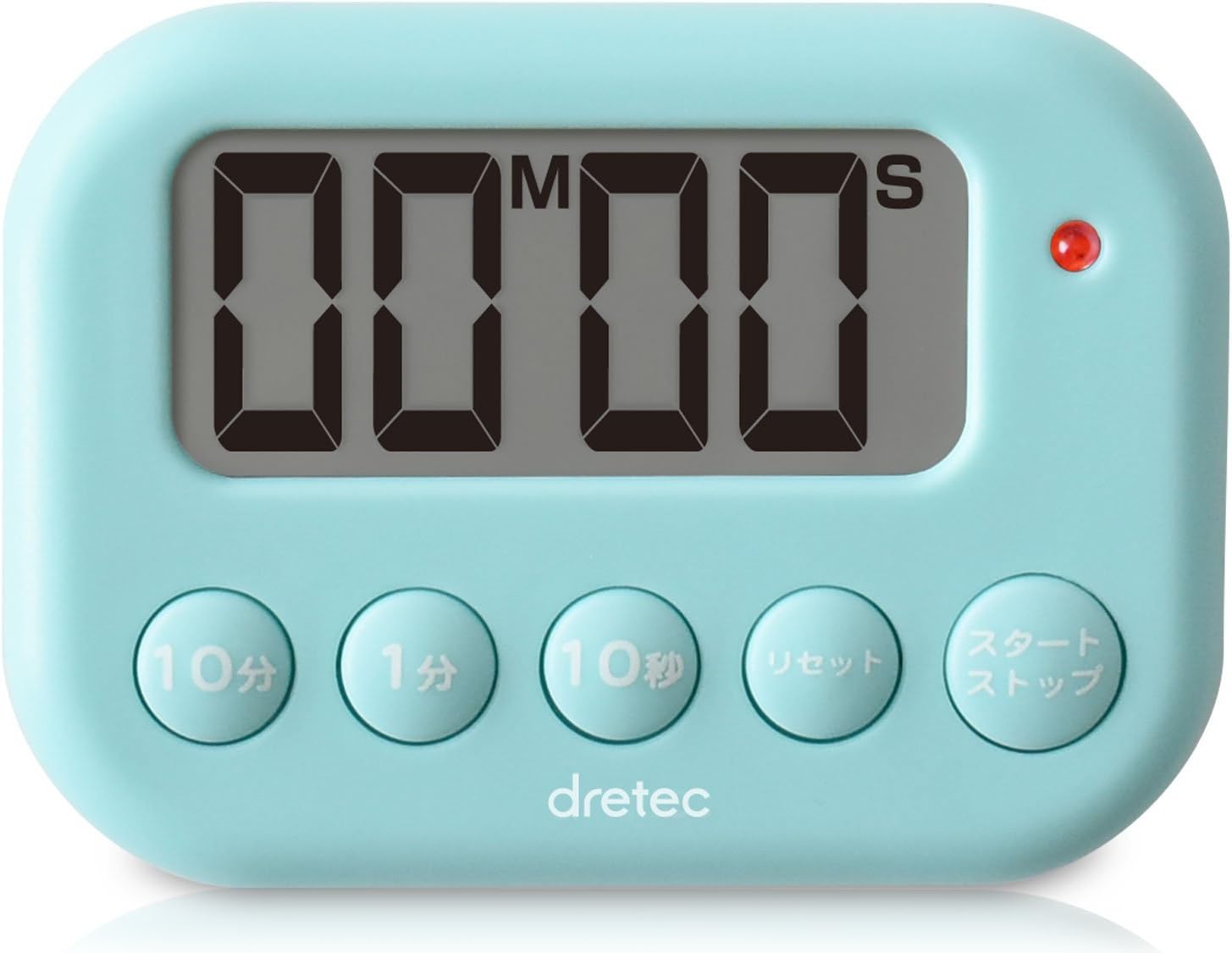 Amazon.co.jp : dretec(ドリテック) デジタルタイマー LED付き コンパクト ブルー T-528BL : ホーム＆キッチン