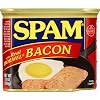 Spam Luncheon Meat Can, with Real Hormel Bacon, 12 Ounce (2 Count) in ...