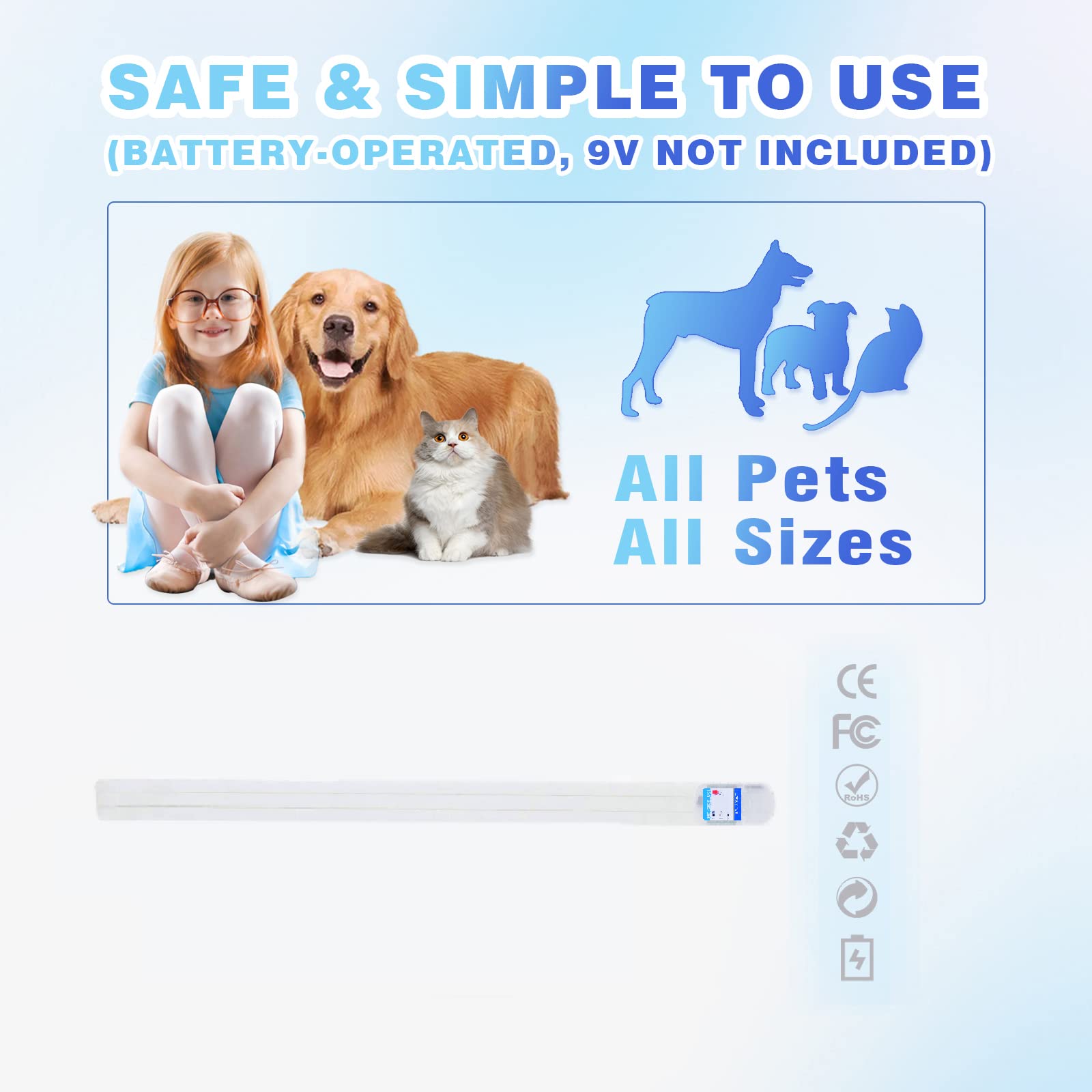 Mua SEERWAY Scat Pet Shock Mat Indoor, Safe Shock Training Pads for ...