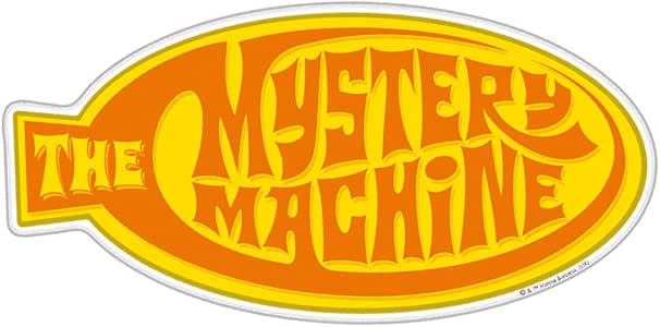 Amazon.com: Fan Emblems Mystery Machine Logo Character Car Decal Domed ...