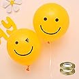 Amazon.com: 120pcs 10inch（100pcs 12inch elective) + Ribbon 66ft /Smiley ...