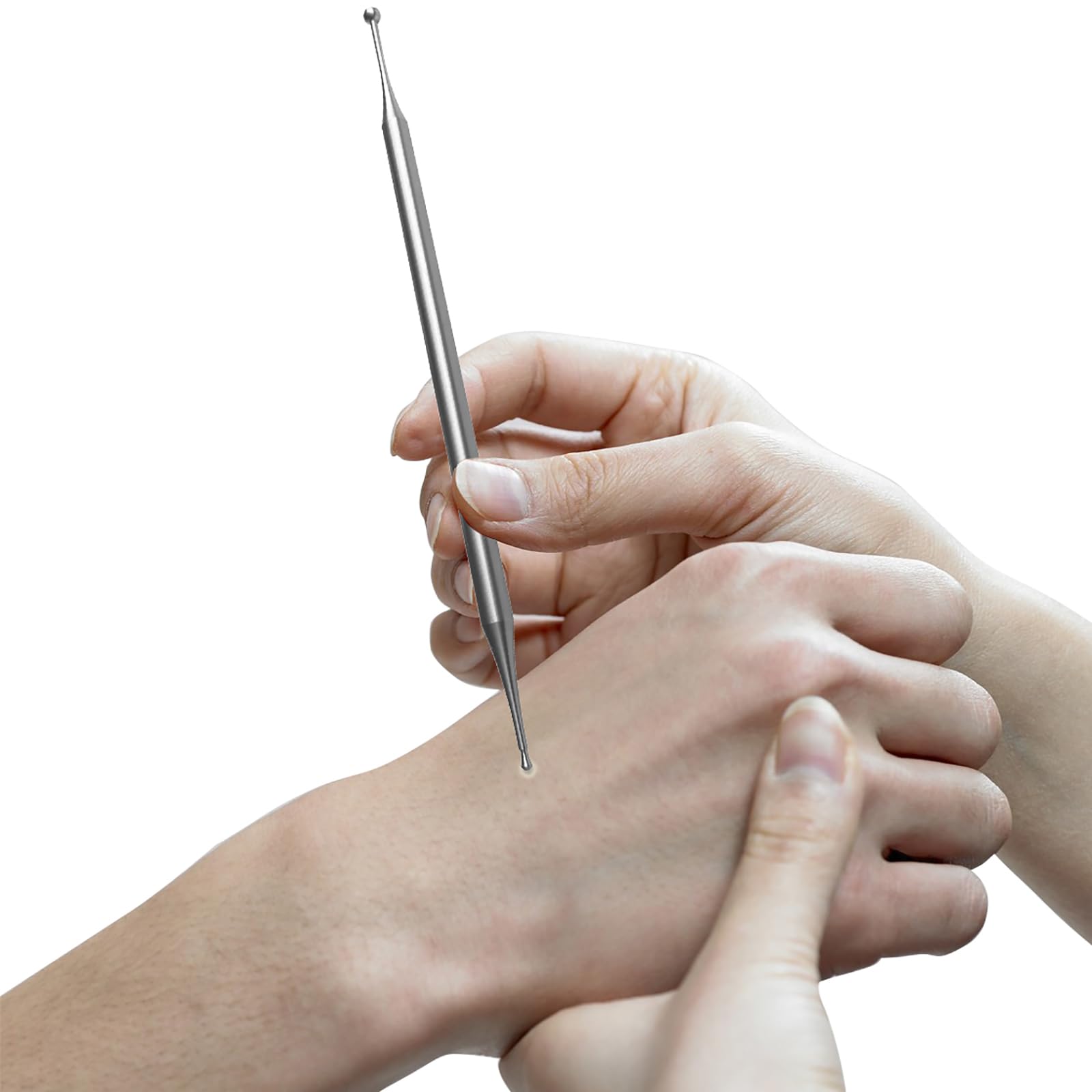 Mua BYYDDIY Stainless Steel Dual Head Facial Reflexology Tool Set,Ear ...