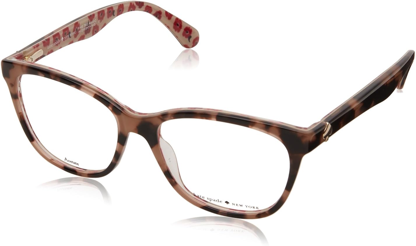 Amazon.com: Eyeglasses Kate Spade Atalina 02VL Pink Havana Pattern ...