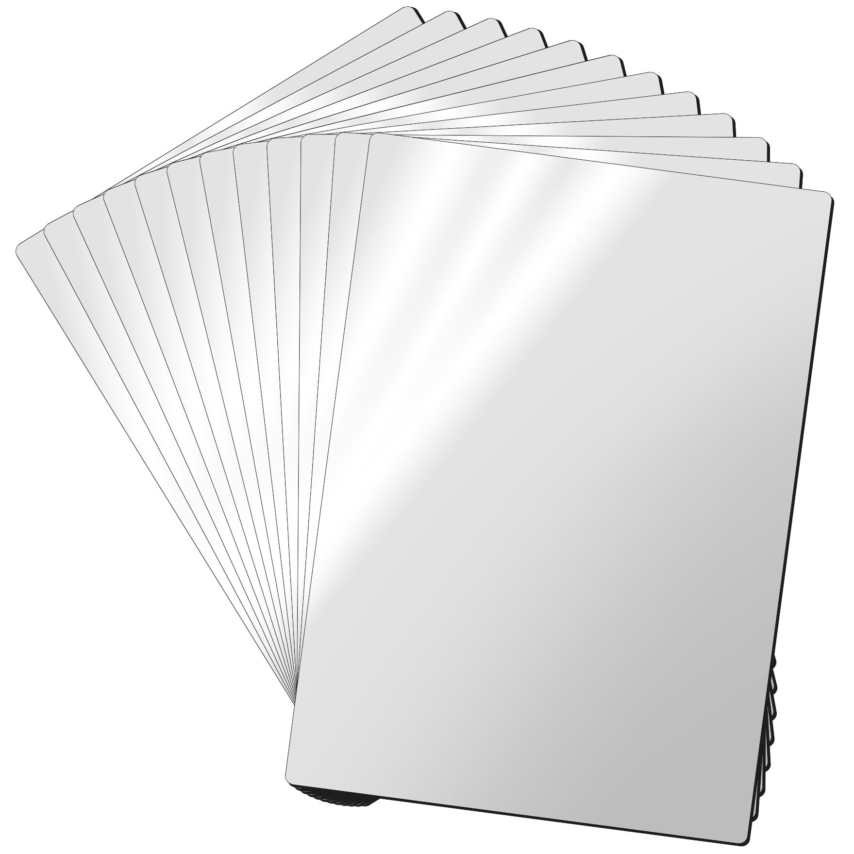 LLPT Magnetic Printable Sheets 8.3 x 11.7 Inch x 12 Mil 12 Pack Glossy ...