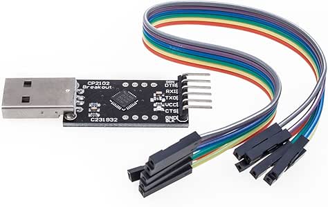 MÓDULO USB SERIAL TO RS232 UART TTL CP2102 CON CABLE SERIE DEBRICK ...