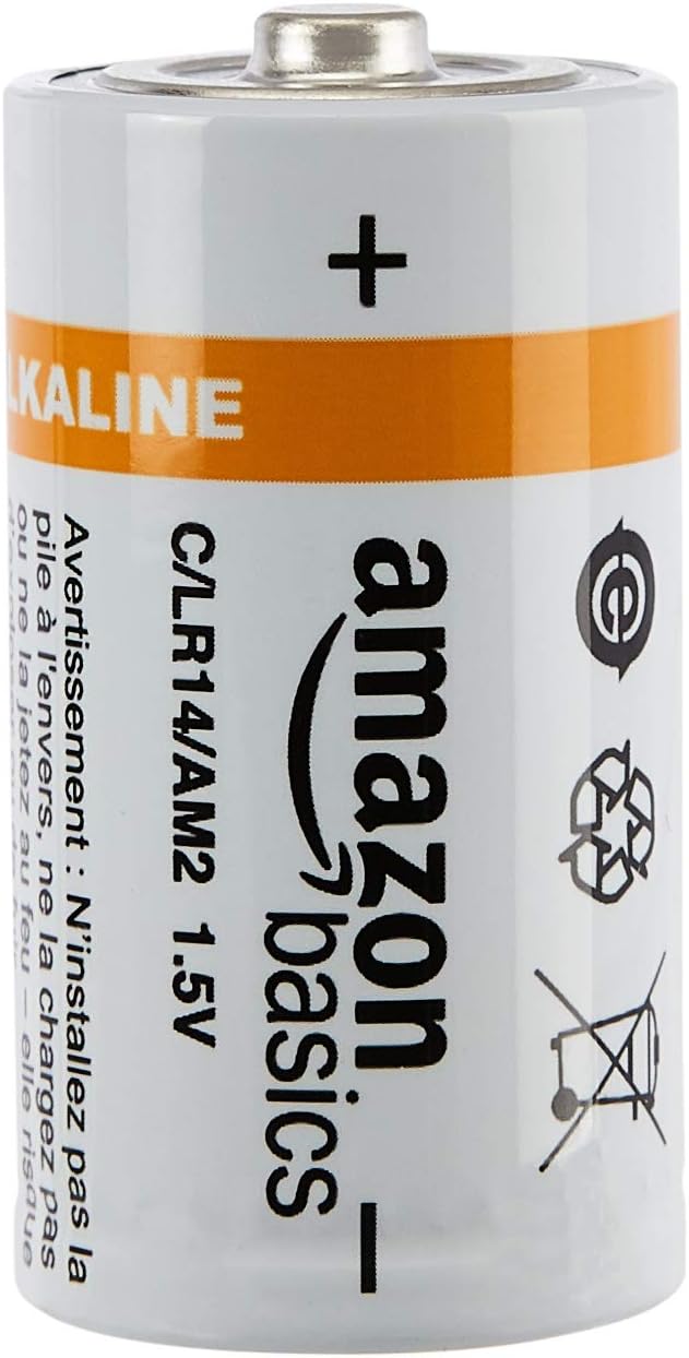 AmazonBasics C Cell 1.5 Volt Everyday Alkaline: Amazon.co.uk: Electronics