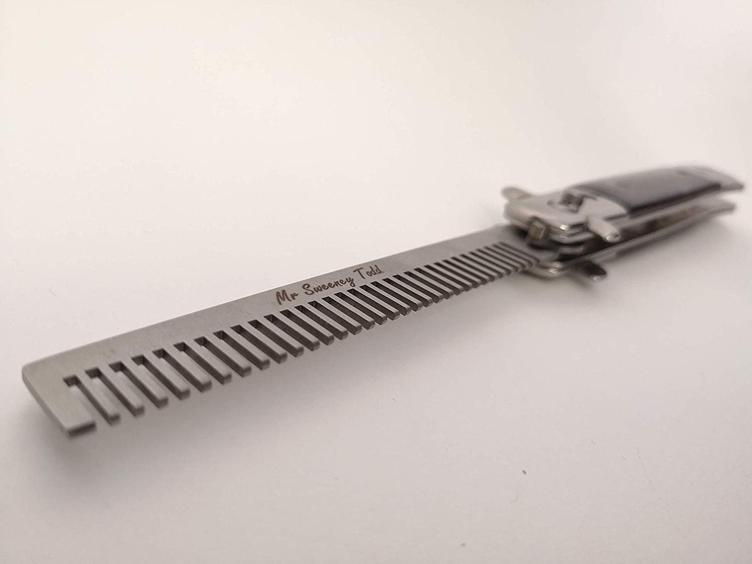 Switchblade Foldable Comb (Black) – Push Button – Mr Sweeney Todd Flick ...