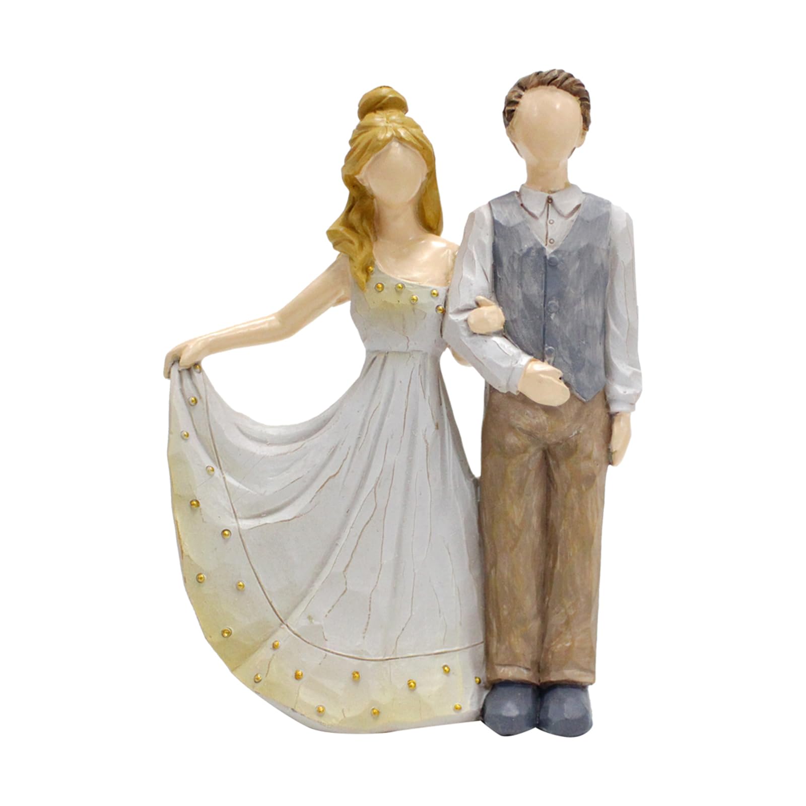 Telycummy Wedding Cake Toppers | Couple Figurine-Wedding for Husband ...