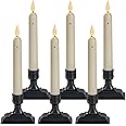 Amazon.com: Homemory 6 Pcs Window Candles with Sensor Dusk to Dawn ...