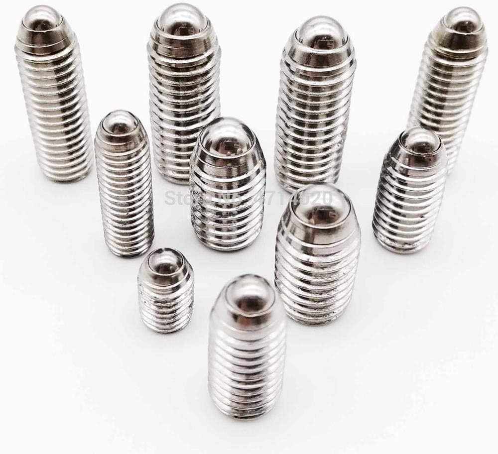 Screw 2/5/10/20pcs M3 M4 M5 M6 M8 M10 M12 A2-70 304 Stainless Steel Hex Socket Allen Spring Ball ...