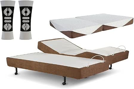 Amazon.com: Zero Gravity G-Force Split King Adjustable Bed. State Of ...