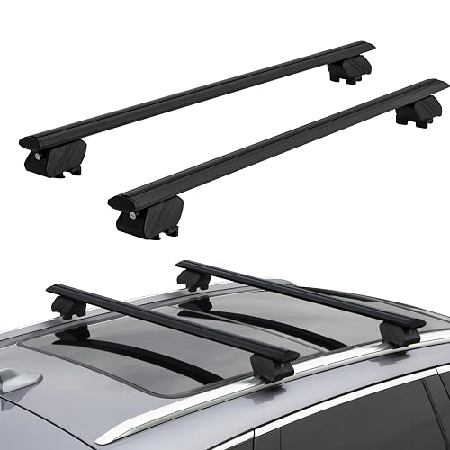 MAXSOUGH 51'' Universal Roof Rack Cross Bars 300 LBS Load Capacity ...