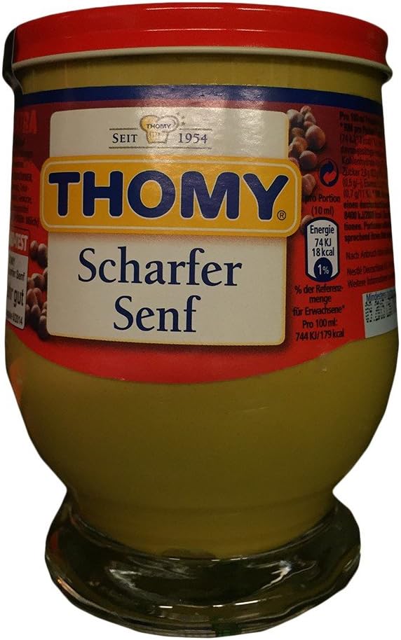Thomy Senf Scharfer German Spicy Hot Mustard: Amazon.co.uk: Grocery