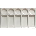 Amazon.com: SORECI Watercolor Porcelain Palette, 10-Well, Rectangular ...