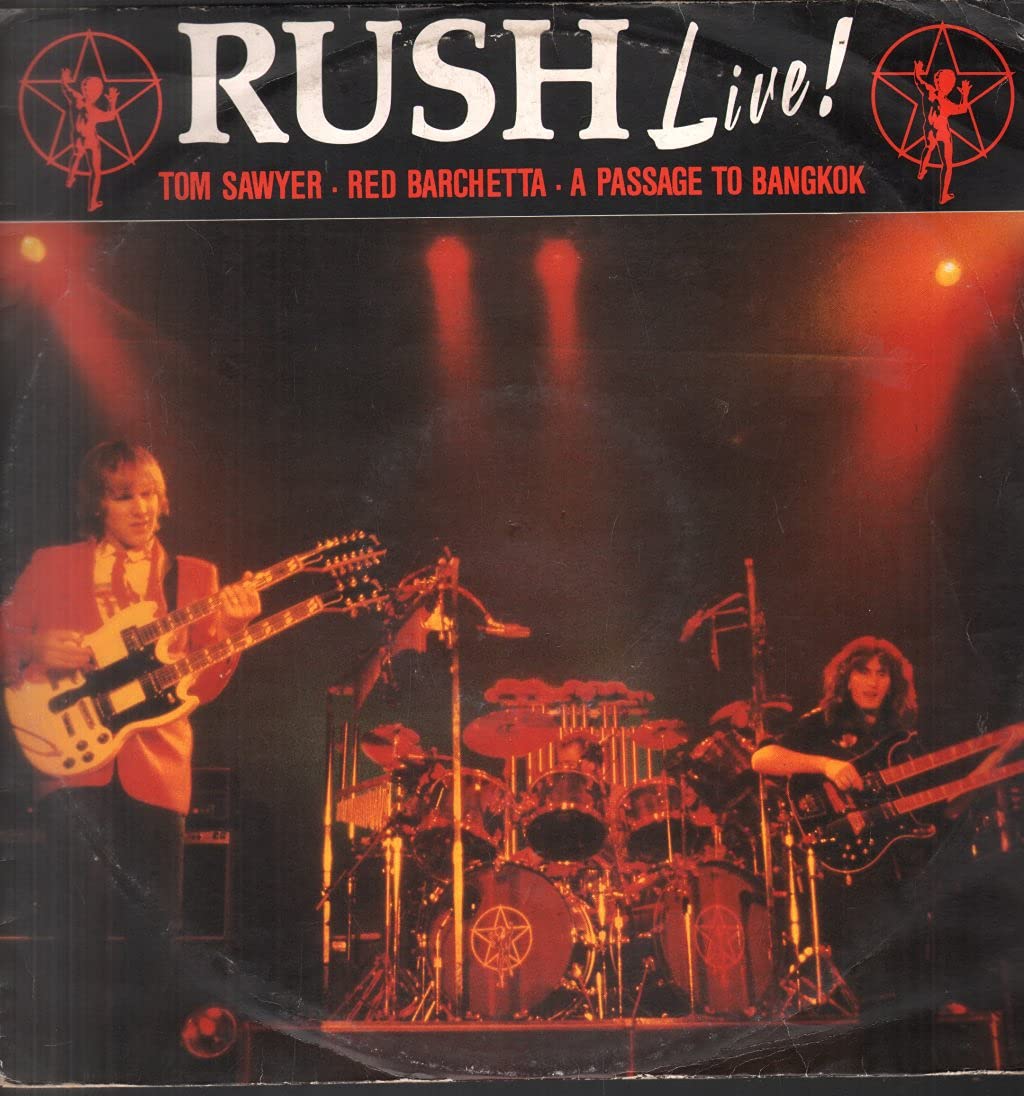 Rush - RUSH Live! - 12" 45 rpm Vinyl - 1981 Mercury Records / Polygram ...
