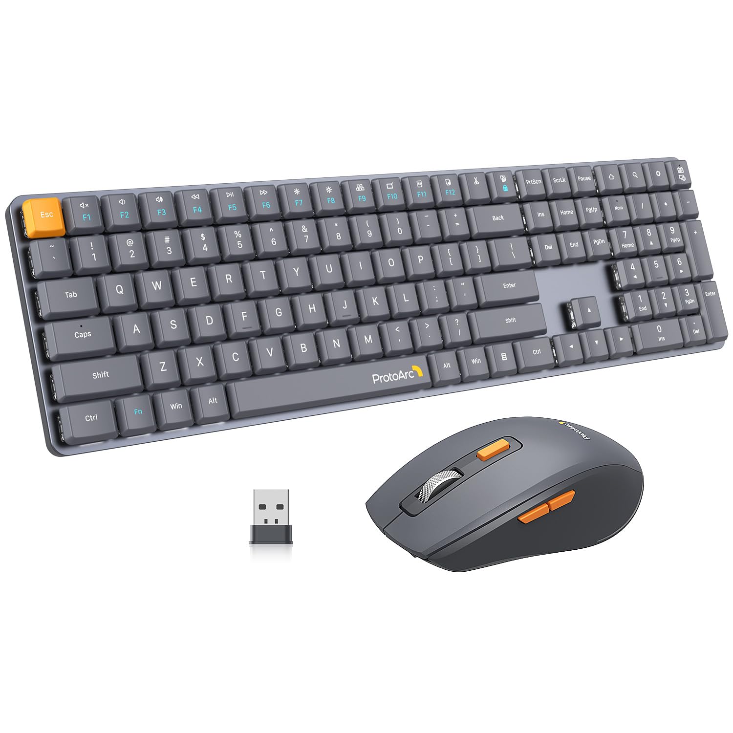 Mua ProtoArc Wireless Mechanical Keyboard Mouse, KM200 2.4GHz Wireless ...