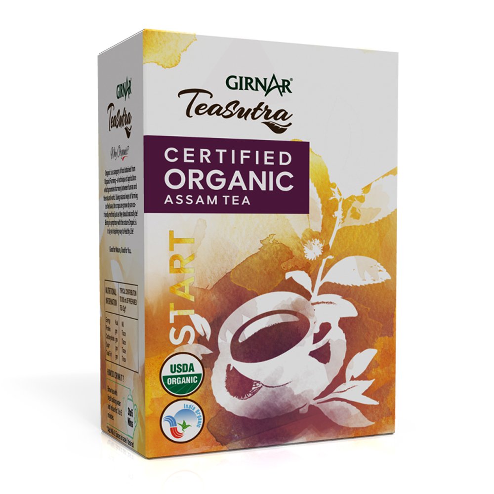 Amazon.com : Girnar Teasutra (Certified Organic) Assam Black Tea, 8.75 ...