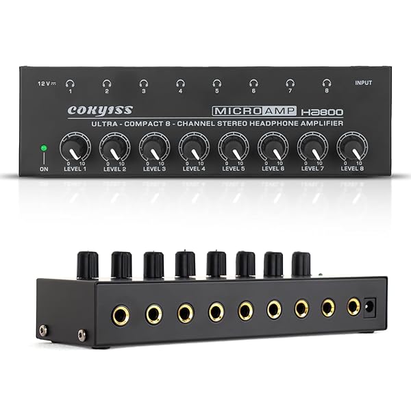 COKYISS Ultra-Compact Headphone Distribution Amplifier–Premium 8 ...