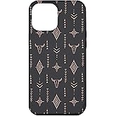 Amazon.com: iPhone 12 Pro Max Western Boho Aztec Pattern Country Southern Chic Rustic Case ...