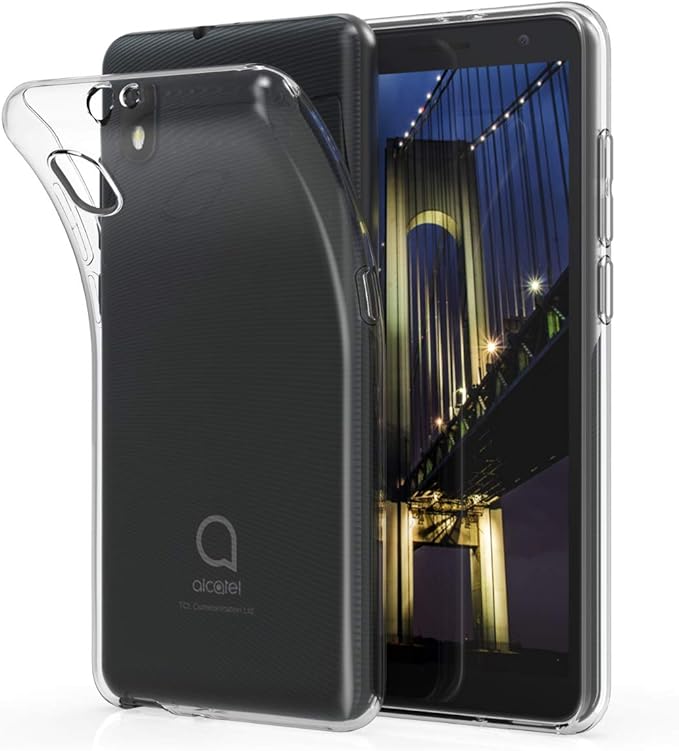 kwmobile Crystal Case Compatible with Alcatel 1B (2020) - Soft Flexible ...