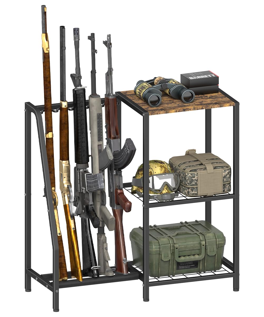 Mondazie Single-Side Gun Rack Stand, Vertical Rifle Display Holder with ...