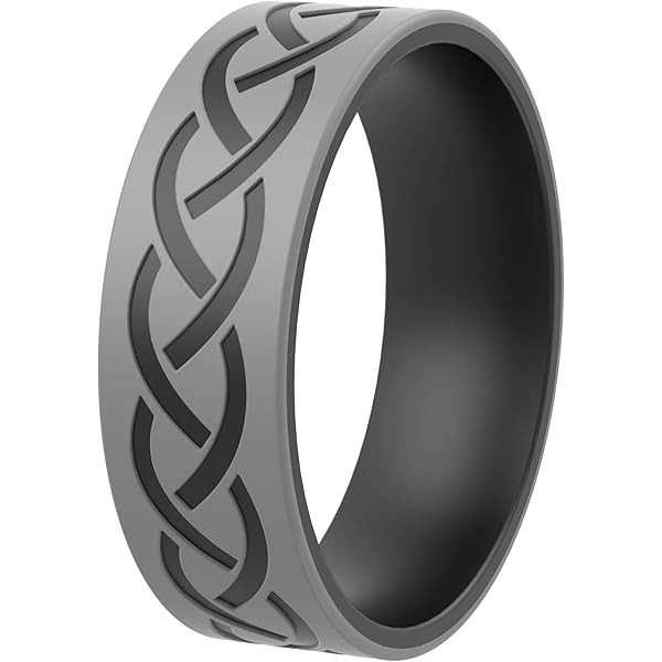 Engraved rubber wedding bands | Beachweddingtips.com