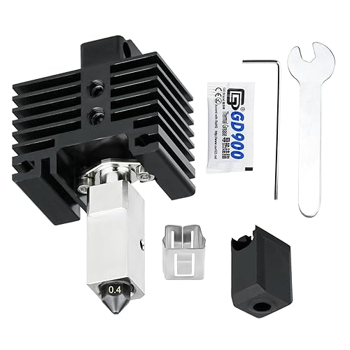 X1 Carbon Hotend Kit with 0.4mm Hardened Steel Nozzle for Bambu Lab X1 ...