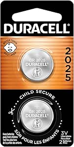 Amazon.com: Duracell CR2025 3V Lithium Battery, Bitter Coating ...